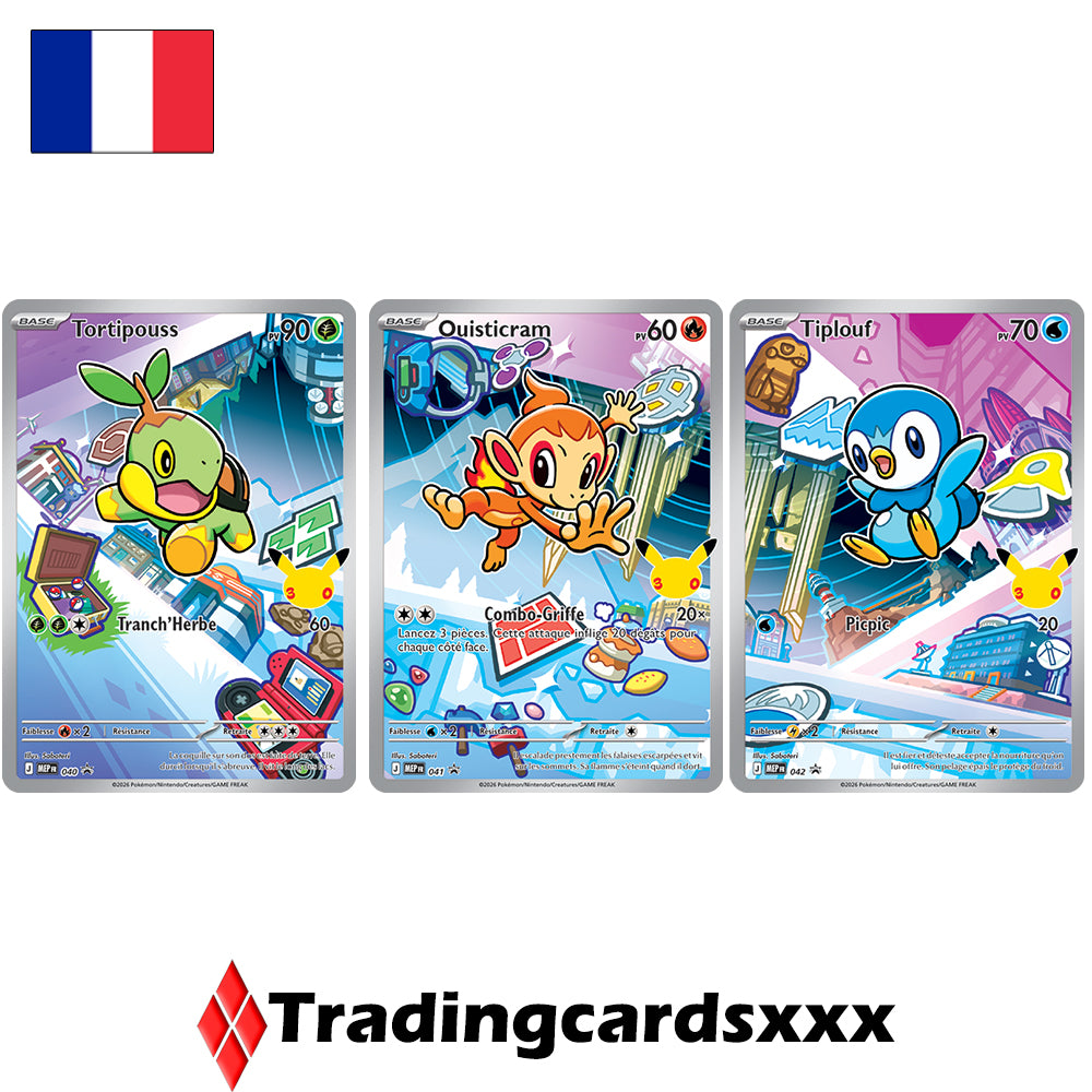 [FR] Pokémon - Coffret Anniversaire 30 ans Premiers Partenaires Série 1 ...